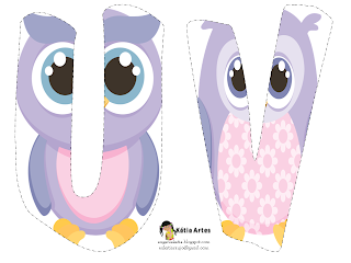 Alfabeto con lindos búhos. - Oh my Alfabetos!