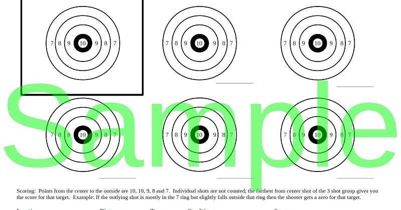 Precision Target Shooters: Target 201742