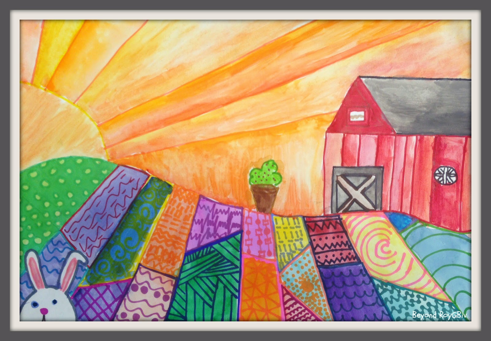 Beyond ROY G. BIV: Free Lesson Plan #5: The Farm at Sunrise