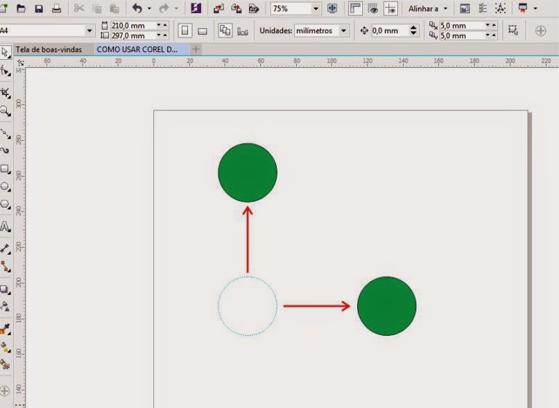 Como usar CorelDRAW: COMO MOVER, GIRAR E INCLINAR OBJETOS