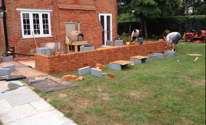 An Acre in Hampshire: Garden Room - Dwarf Walls