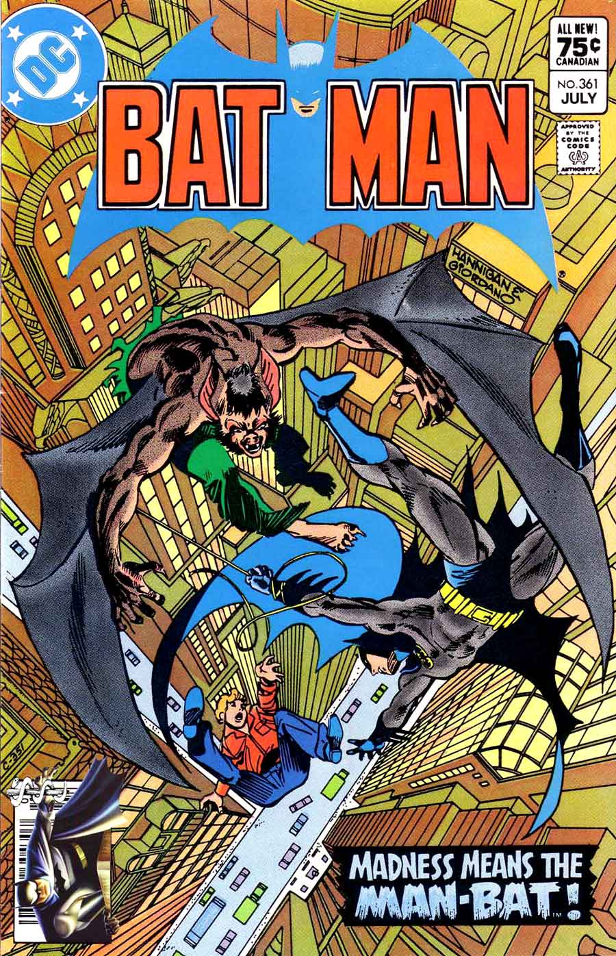 Batman #361 - Don Newton art - Pencil Ink