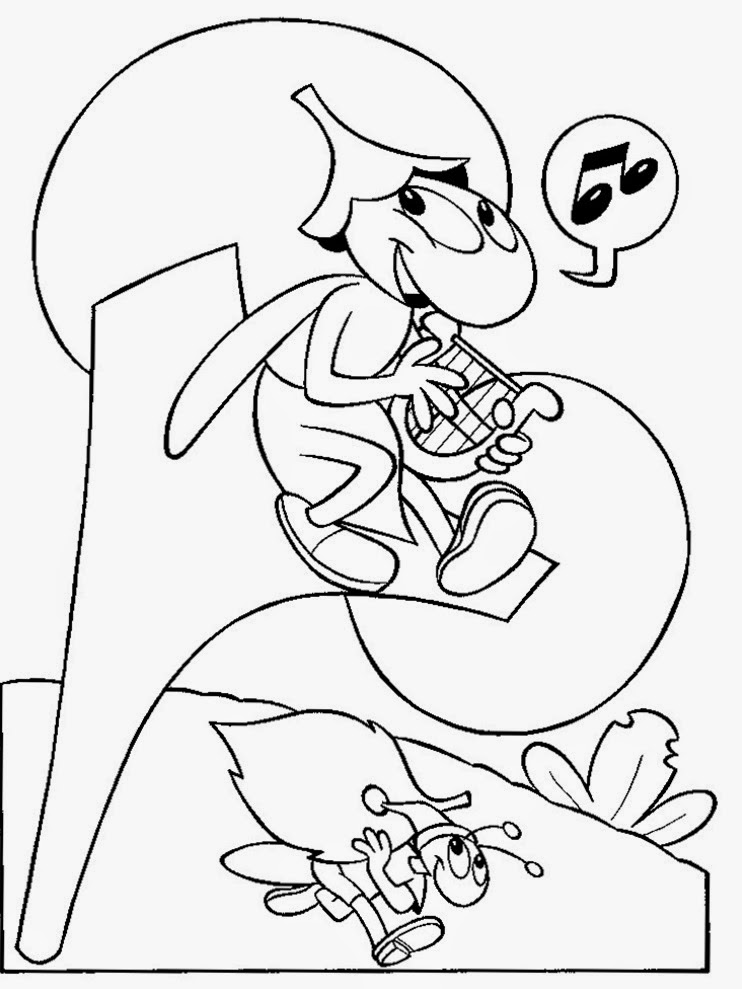 Desenho De Formiga Para Colorir