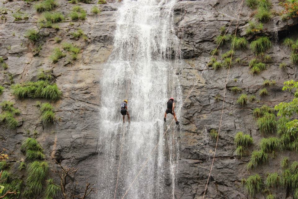 Waterfall Rappelling With Aquarius Peak Adventure