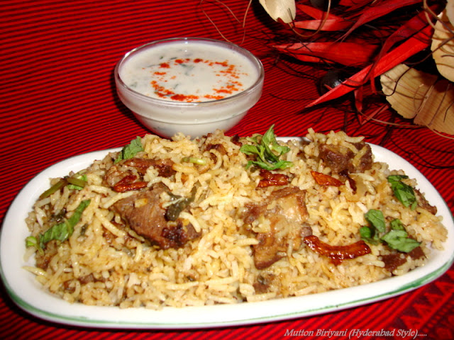 Sailaja Kitchen...A site for all food lovers!: Mutton Biriyani / Mutton ...
