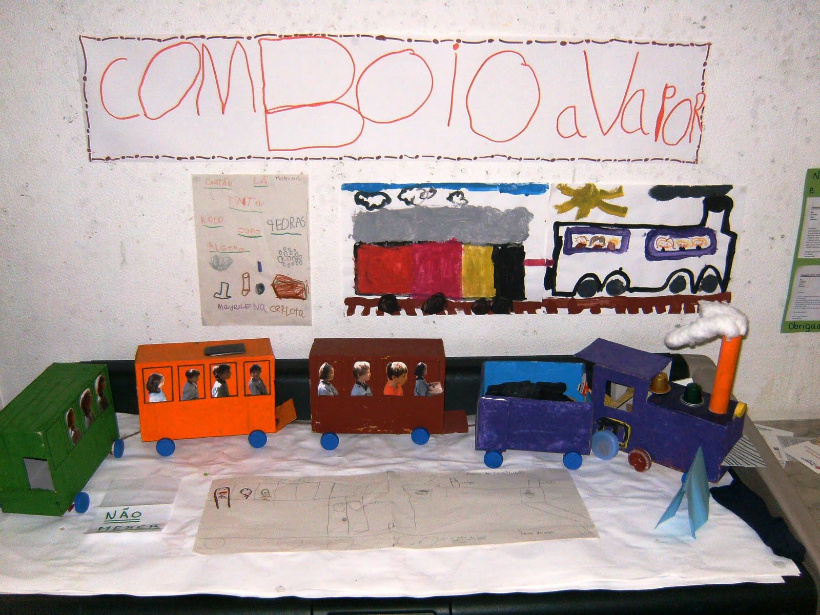 Sala da Marta: Construir um Comboio