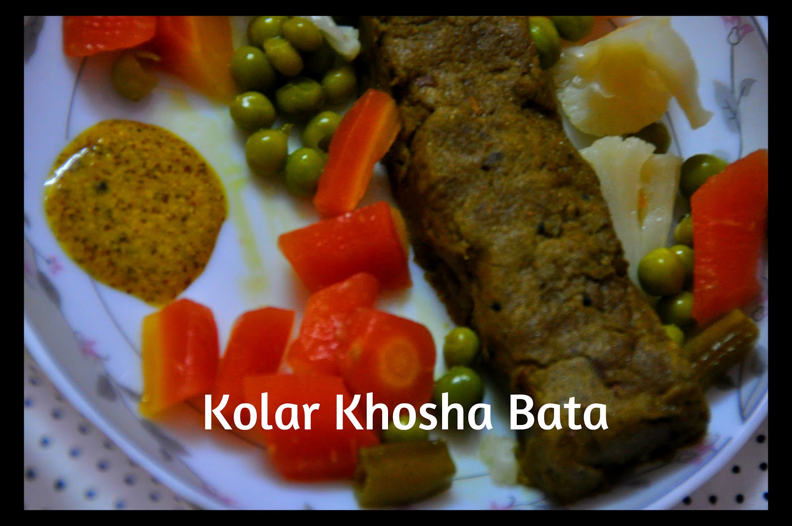 Kach Kolar Khosha Bata ( Raw Plantain Peel Paste) - Curries & Stories
