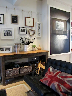 Brown Paper & String: Photo wall and a bit of zhooshing