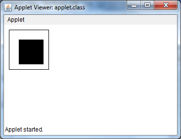Draw Rectangle using Applet