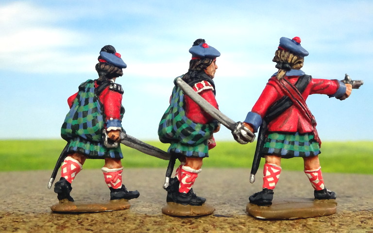 Miniature Soldiers: British infantry, Highlanders