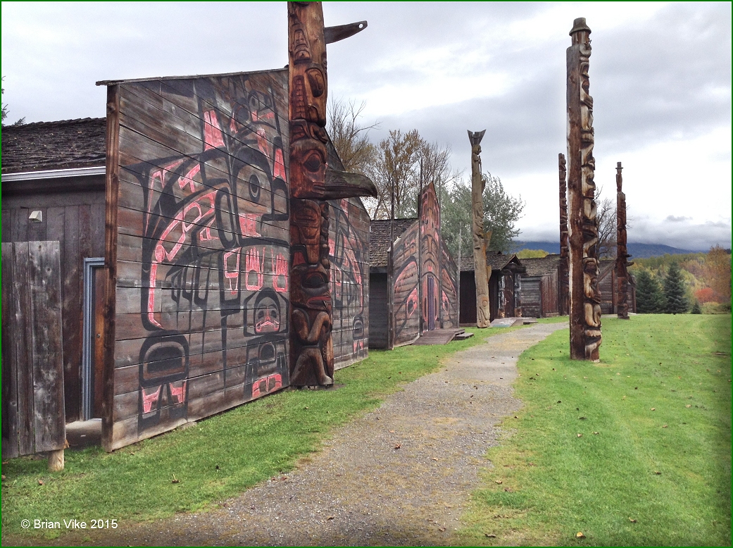 Northern Interior British Columbia: The Ksan Historical Village Near ...