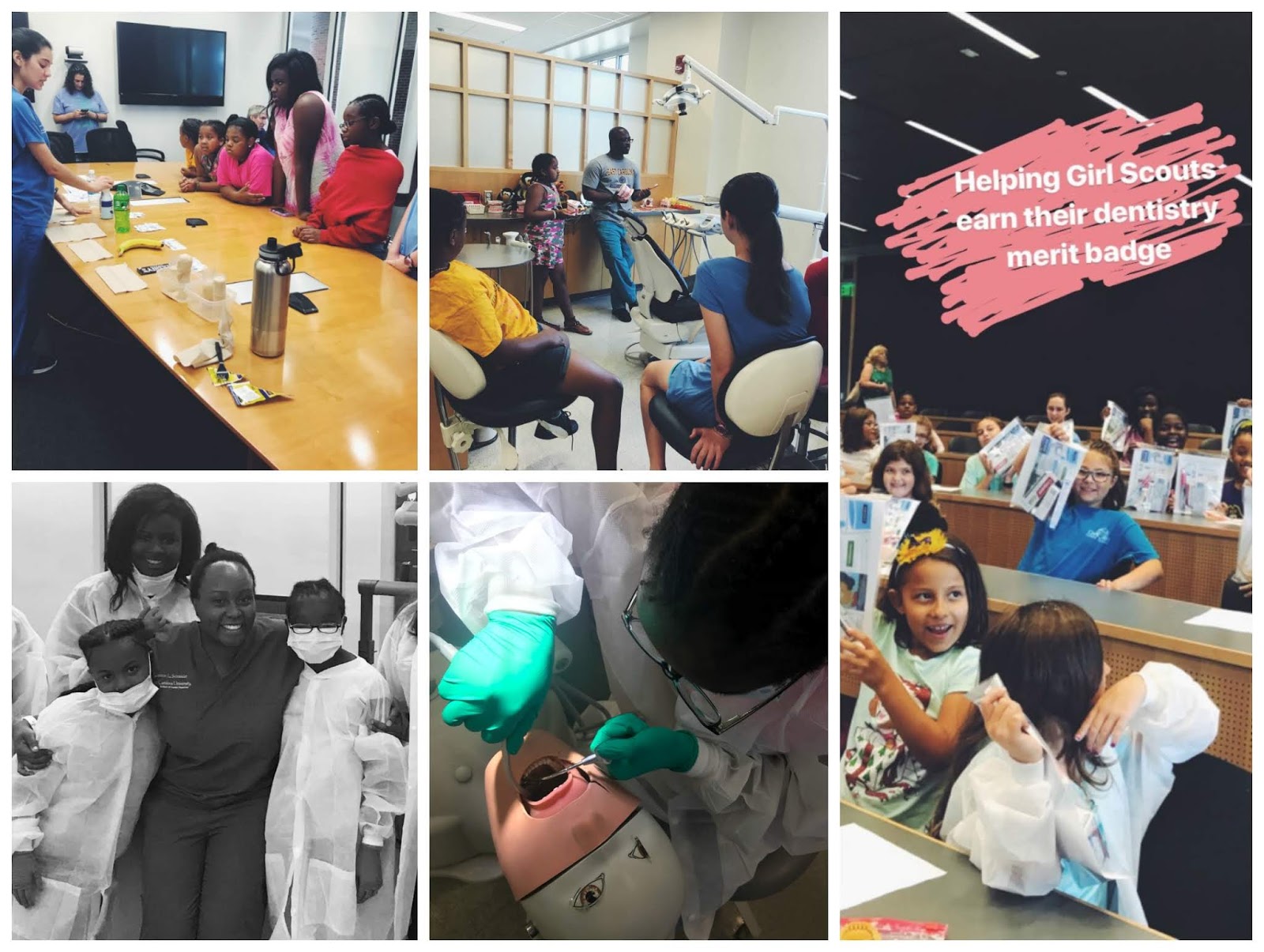 Making Restorations: girl scout dentistry merit badge