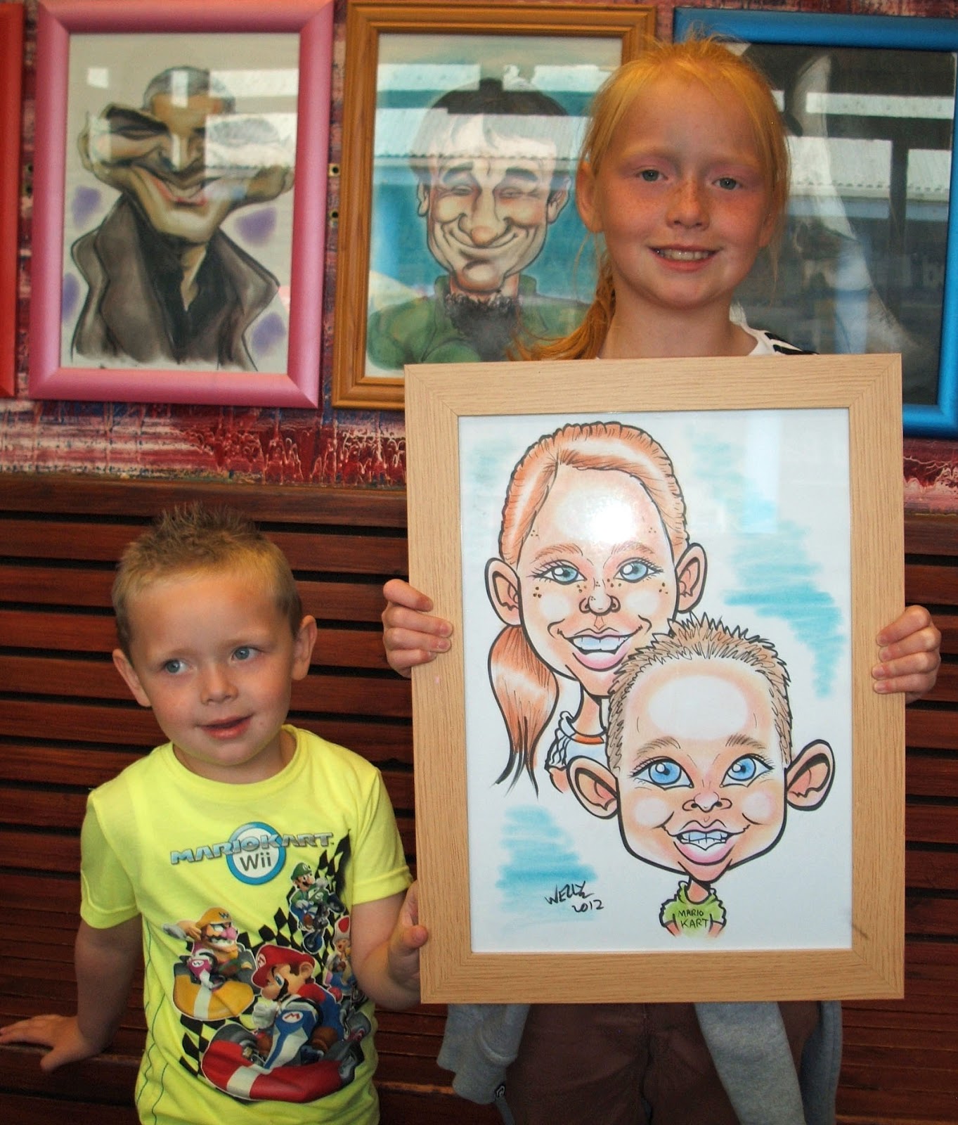 Welly's Caricatures And Cartoons: Caricatures, Blackpool Central Pier