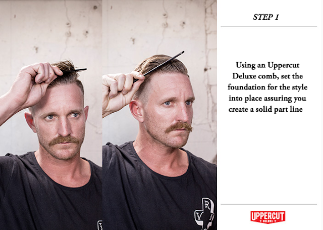 How to Style a Low & Tight Side Part - With Uppercut Deluxe Monsterhold