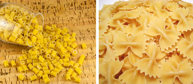 Tipos de pasta corta - Vida Familiar