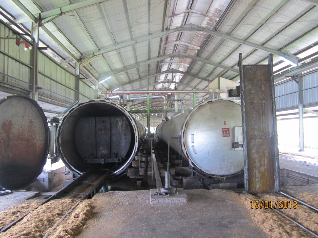 Palm Oil Mill: Sterilizer Station (Stasiun Rebusan)