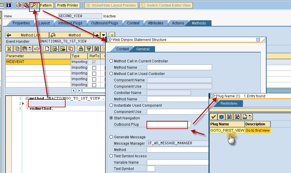 An SAP Consultant: Navigation Between Two Views Web dynpro ABAP An SAP Consultant: Navigation Between Two Views Web dynpro ABAP