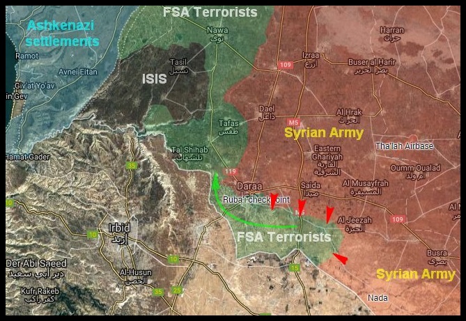 Palaestina Felix: AGGIORNAMENTO Nuova mappa dell'Operazione Basalt, con ...
