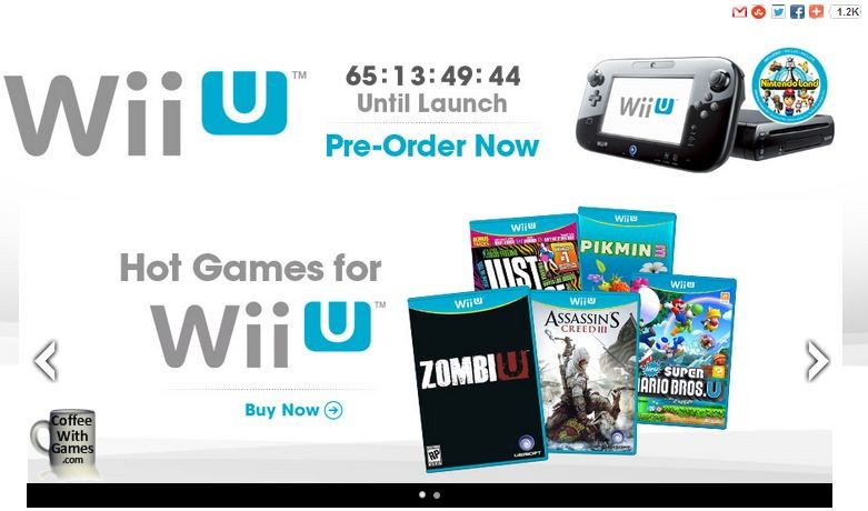 Coffee With Games: GameStop Wii U Pre-order Reservations Now Open!