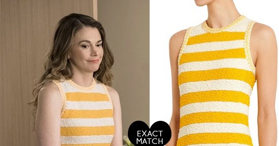 Sutton Foster as Liza in striped knit mini dress on Younger season 4 ...