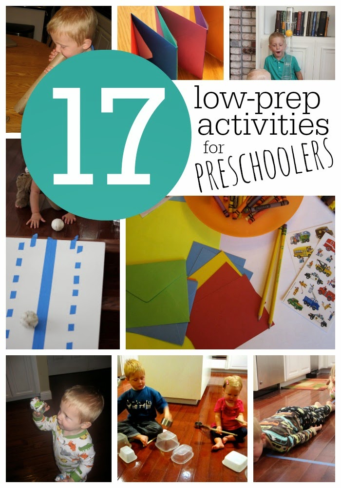 17 Low-Prep Activities for Preschoolers (On Up!) | Toddler Approved ...