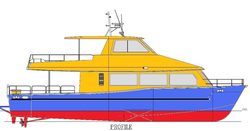 BOAT DESIGN AND MARINE ENGINEERING SERVICES: 18M GRP/ALUMINIUM ...