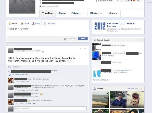 Inilah Perubahan Bentuk Timeline Facebook 2013 | MaviaDotCom