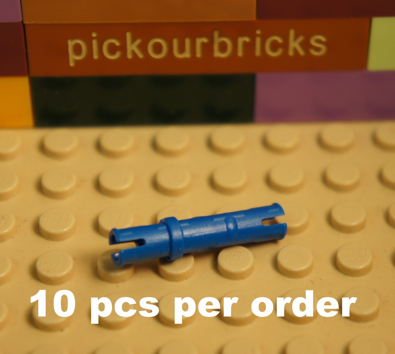 LEGO 6558 Technic Blue LONG PIN Connector Peg w/ Friction 3m ~ stores ...