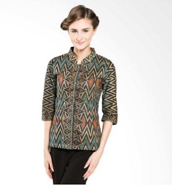 15+ Batik Formal Wanita untuk Kerja di Kantor Modis | Model Baju Batik ...
