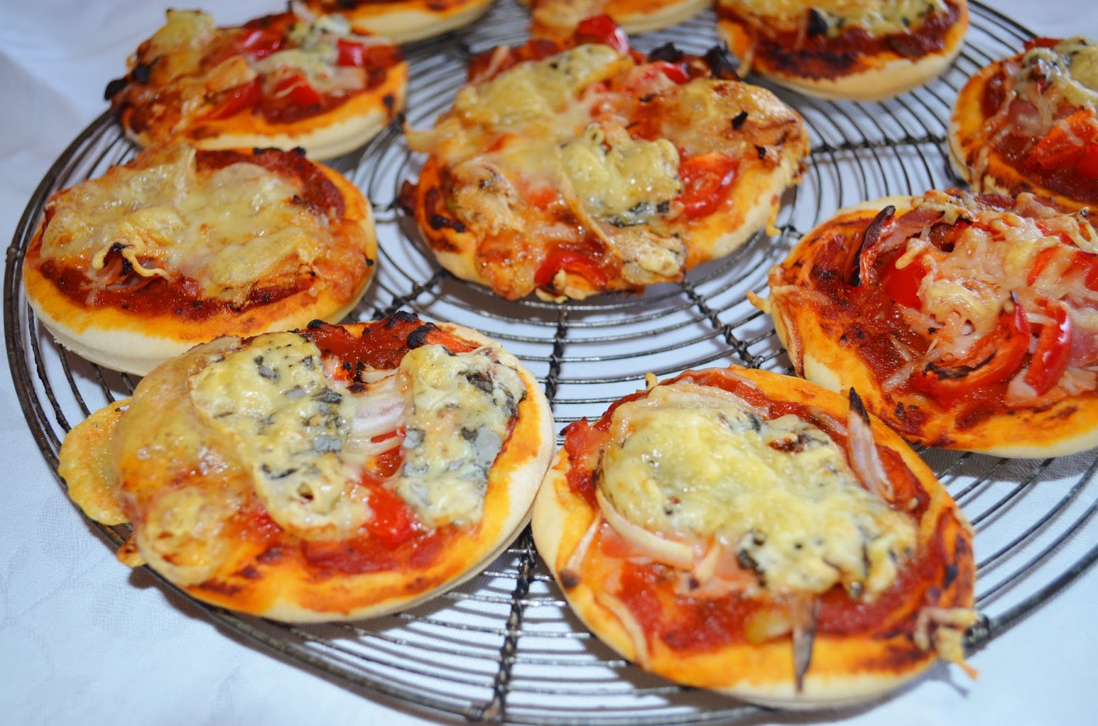 Que de Gourmandise: Minis pizzas
