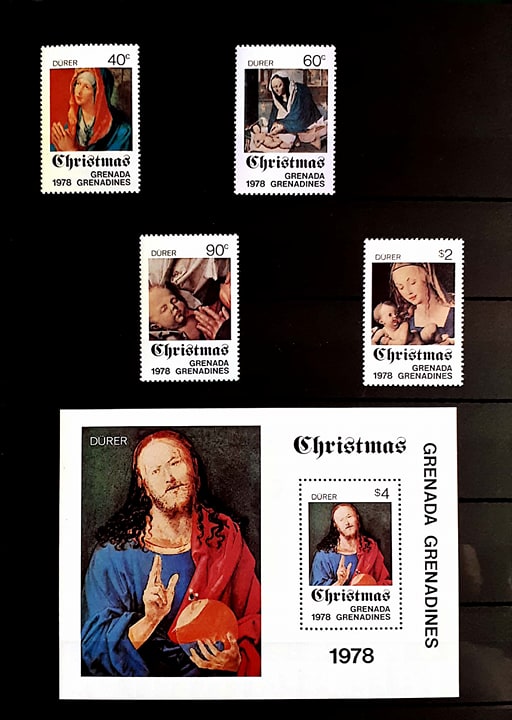 Stamps and albums for sale: Durer,Van Gogh,Picasso,PHILEXAFRIQUE