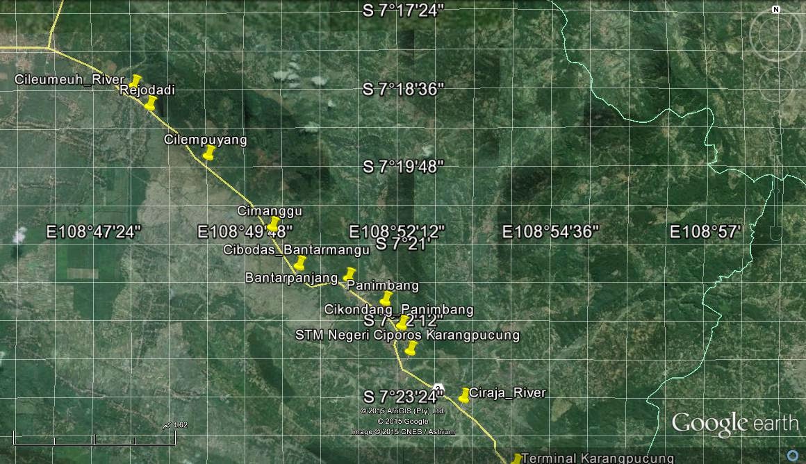 CIKONDANG BER-GOOGLE: How to know the location with Google Earth