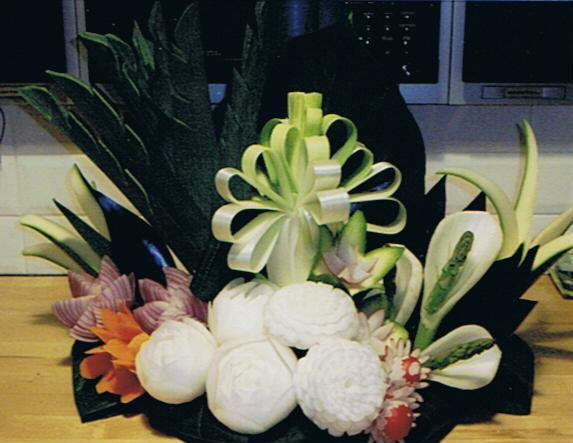 A chacun sa gourmandise: Déco de légumes