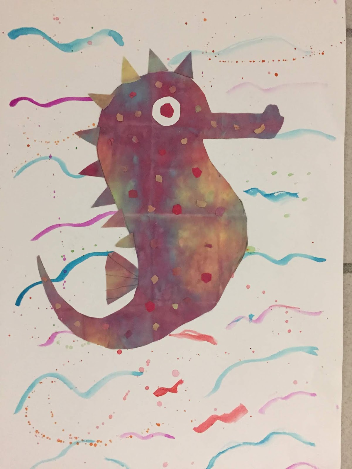 Mrs. O'Connell's Art Room: Eric Carle Sea Horse