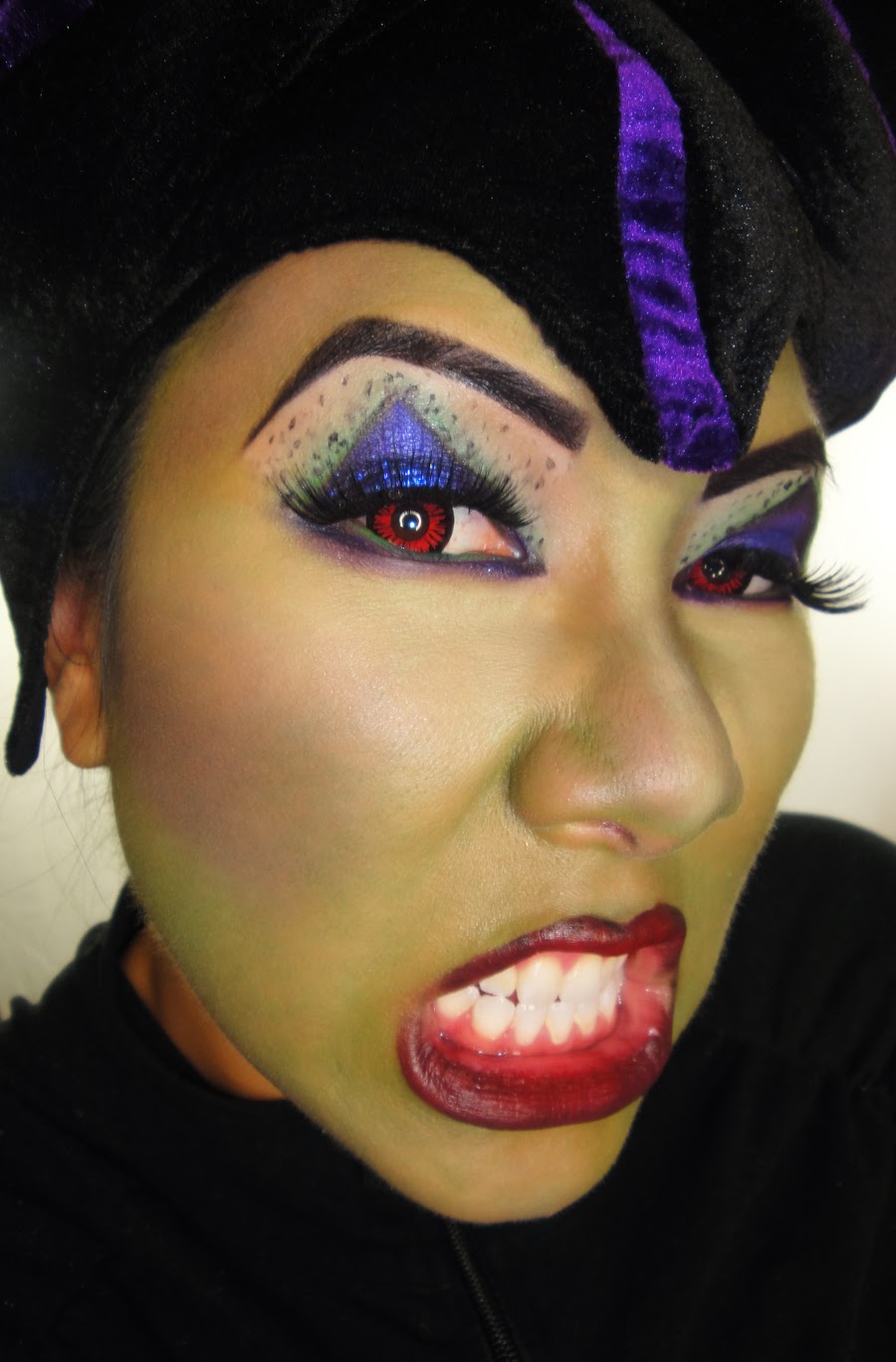 Halloween Makeup - Maleficent Evil Queen Tutorial | Makeup By RenRen