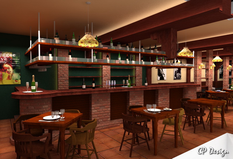 CP Interior Design: SAM PUB 3D
