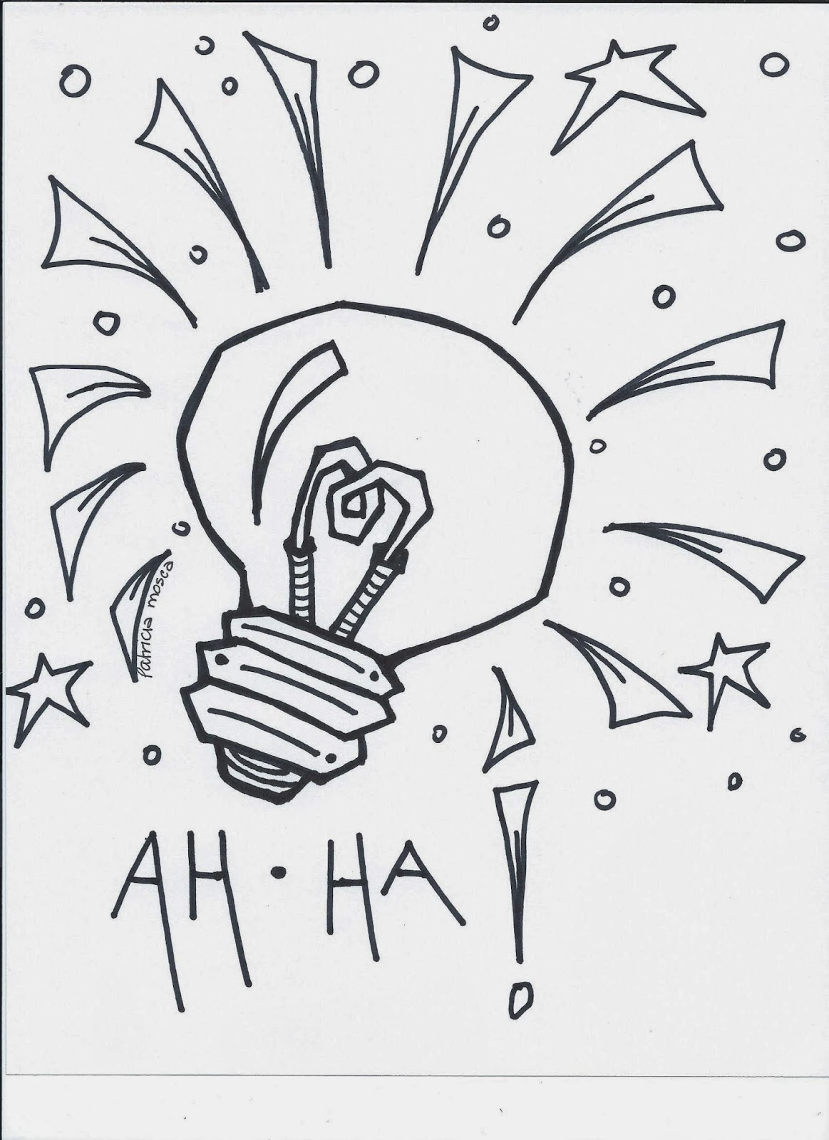 The Creative Playground: AH-HA...coloring book page
