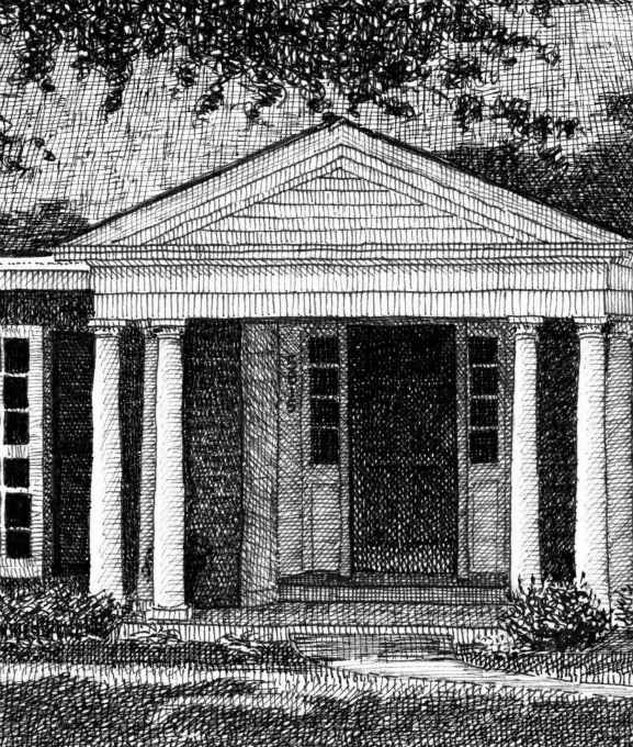 Mark Tabler: Paintings, Drawings, Other Art: Two more pen and ink house ...