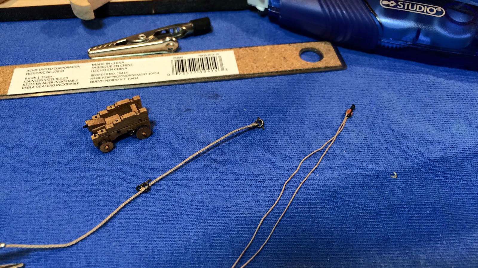 Armed Virginia Sloop 1768 10. - Rigging the gun carriages | Historic ...