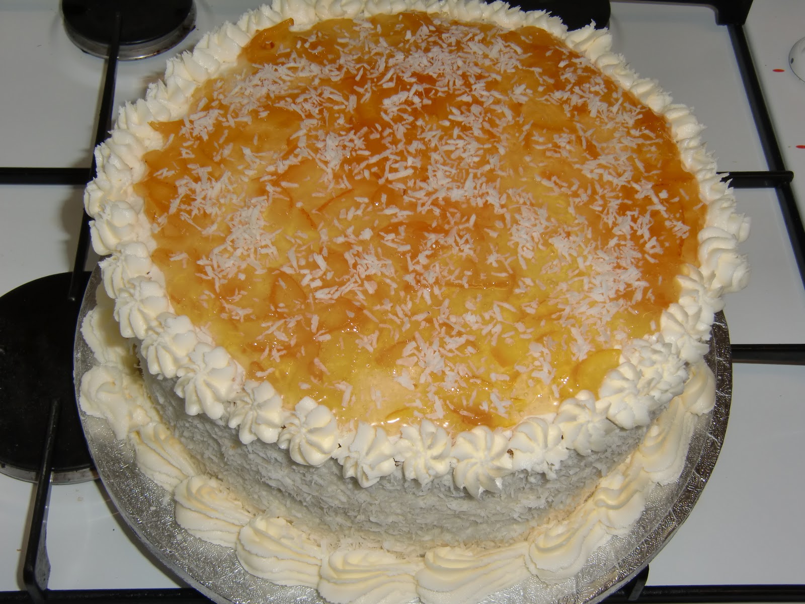 West Indies Cakes: Gâteau créole Lemon- coconut cake pour Patricia