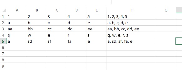 Excel-VBA Solutions: Concatenate using VBA Excel-VBA Solutions: Concatenate using VBA
