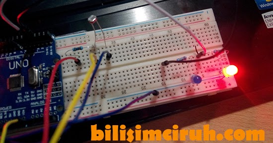 Arduino LDR (Fotodirenç) İle LED Yakmak | Bilişimci Ruh