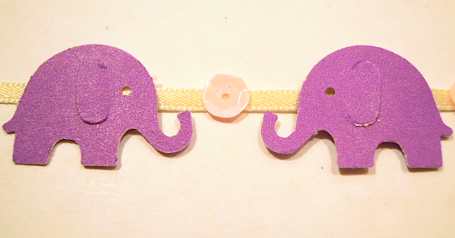 An Elephant a Day: Elephant No. 170: Ribbon Garland