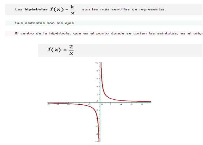 matematicas: BLOQUE 6 Función racional