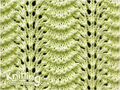 Old Shale 4 🔅 Knitting Stitch Patterns