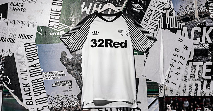 Derby County 19-20 Home Kit Released - Footy Headlines