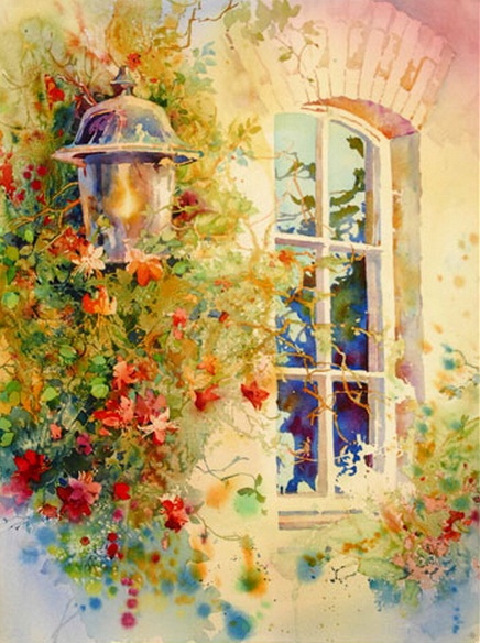 ROSE EDIN | Colorful art, Watercolor art, Art inspiration