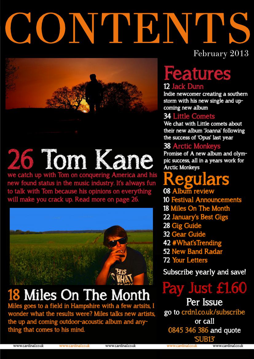 Ben Mac's AS Media: Contents Page: The Complete Redesign