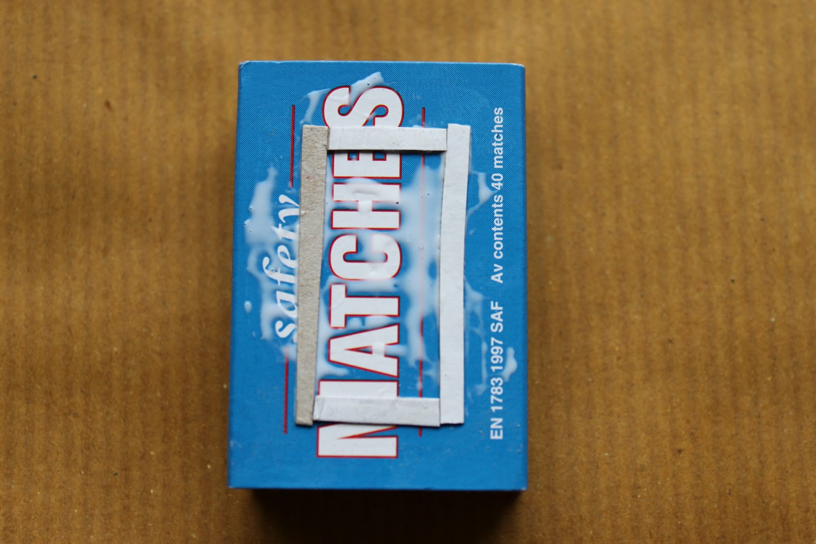 Crafty Bitz : Tutorial - How to make an Altered matchbox book cover ...