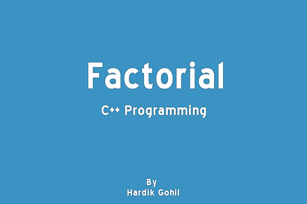 C Program To Find Factorial Of A Number c-program-to-find-factorial-of-a-number